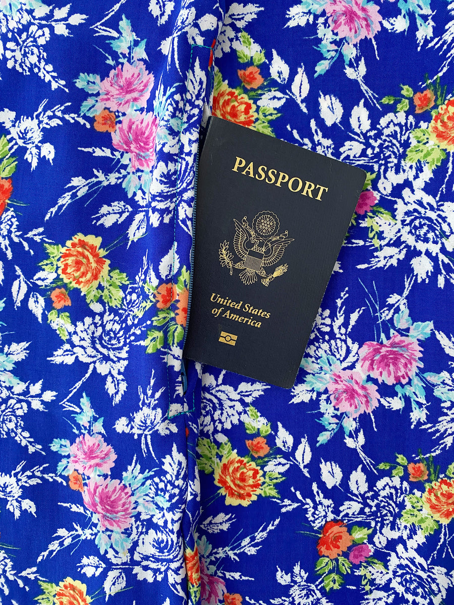 Summer Scarf with Secret Zippered Pocket - Rosarito – Speakeasy Travel ...